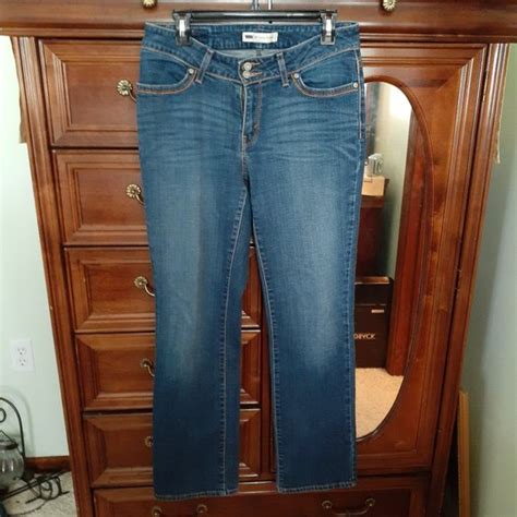 Levis Jeans Levis 529 Curvy Fit Straight Womens Medium Wash Denim