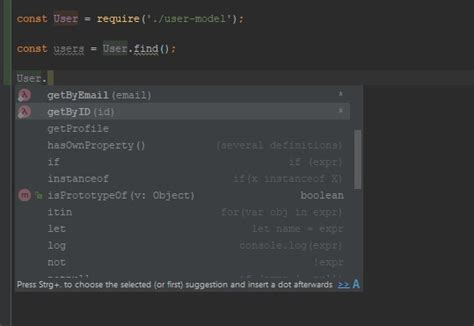 Mongoose Static Methods Autocompletion In Webstorm Ides Support