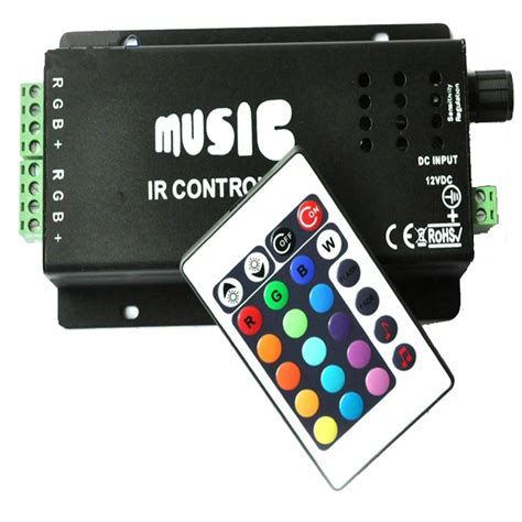 Aliexpress Com Buy NEW Music LED IR Remote Controller RGB Sound Sensitive Music Color Changer