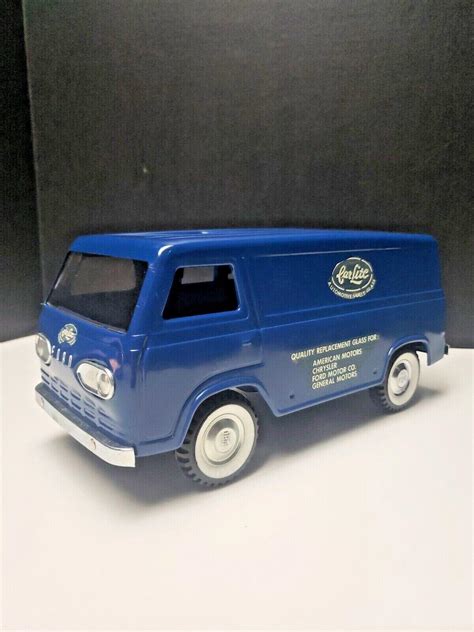 Vintage Nylint Ford Econoline Autolite Auto Glass Metal Van 1960s Rare Superb 4547150996
