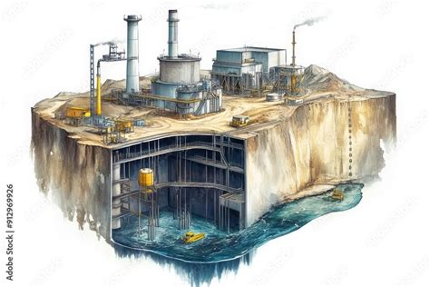 Diagram Of The Nuclear Fuel Cycle From Uranium Mining And Enrichment