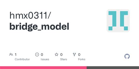Github Hmx0311bridgemodel