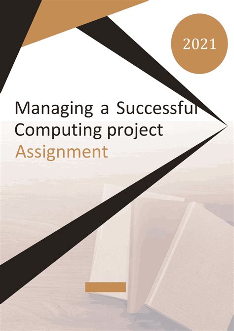 Hnd Level 4 Unit 6 Managing A Successful Computing Project Assignment