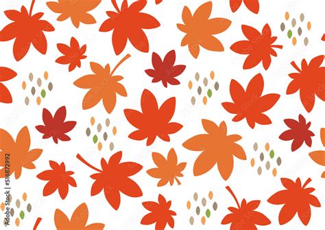 紅葉のイラスト背景素材 Stock ベクター Adobe Stock