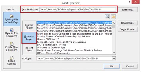 Tip 1117 Drag Files To Create Hyperlinks In Email Outlook Tips