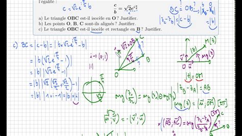 Nombre Complexe • Exercice Complet Révision • Module Argument Forme Exponentielle • Sujet De Bac