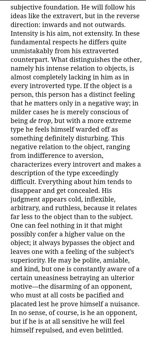 Psychological Types By C G Jung The Introverted Thinking Type Ixtp