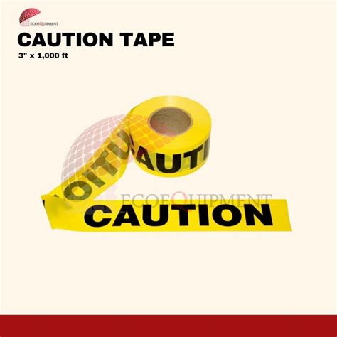 Caution Barricade Tape Ecoequipment Ppe Philippines