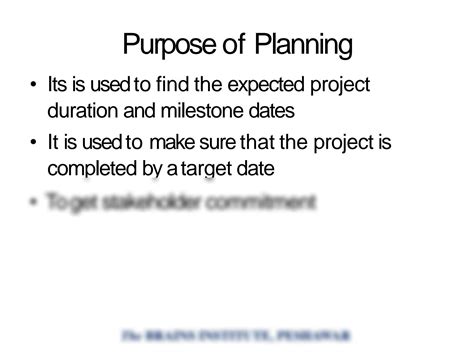 Solution Planning Purpose Of Planning M Planning Process Estimating Task Duration Task