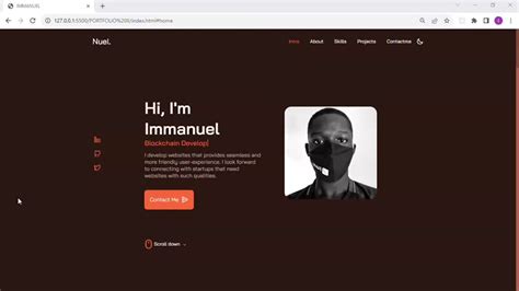 Immanuel Chukwudubem On Linkedin My First Portfolio Project Built