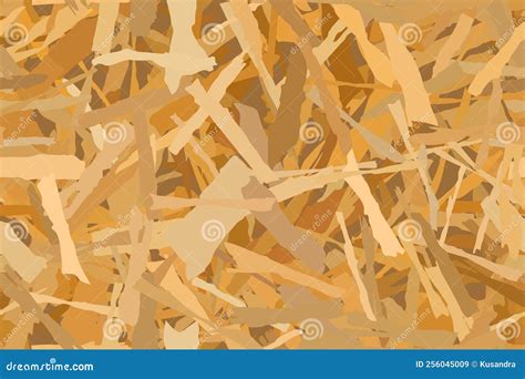 Seamless Texture Of Osb Boards From Wooden Chips Cartoon Vector