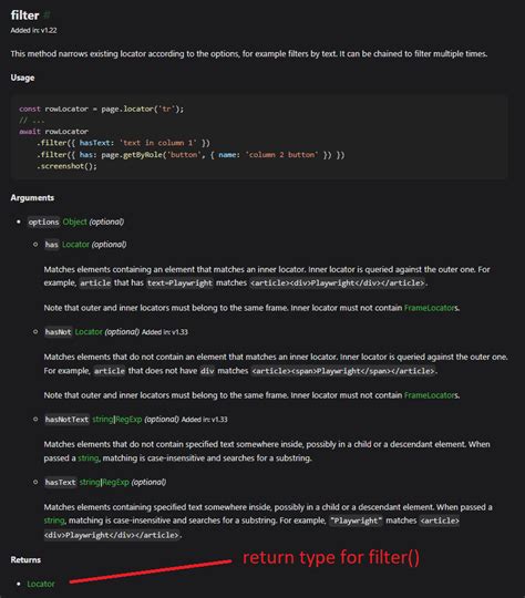 Feature Documentation Always Add A Return Type To The Docs · Issue 22864 · Microsoft