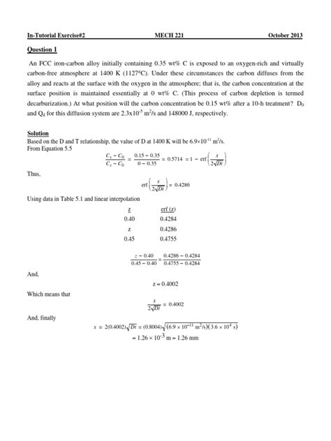 In Tutorial Exercise2 Solution Pdf Deformation Engineering