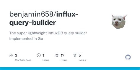 Github Benjamin658influx Query Builder The Super Lightweight