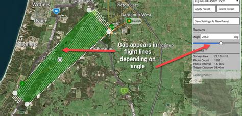 Gaps In Mission Plan Depending On Angle Using Qgroundcontrol Discussion Forum For Px4