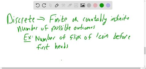 Solved What Is The Difference Between A Discrete Random Variable And A Continuous Random