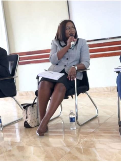 Our Chisha Mwambazi Speaking As A Panelist At The University Of Lusaka