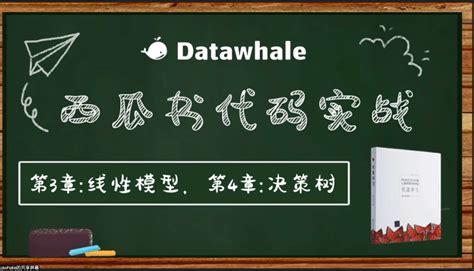 【西瓜书代码实战】线性模型与决策树讲解 二次元的datawhale 二次元的datawhale 哔哩哔哩视频