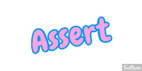 Assert Word Animated  Logo Designs