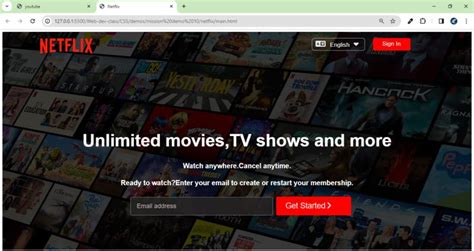 Ganesh Kadam On Linkedin Netflix Html Css Web Design