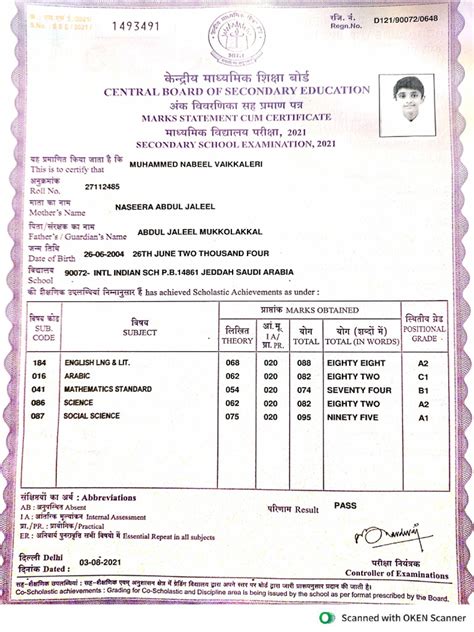 Marksheet X Cbse Pdf