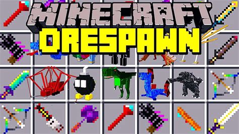 Minecraft Orespawn Mod Ultimate Bosses Mobs Pets Dungeons Items And More Modded Mini