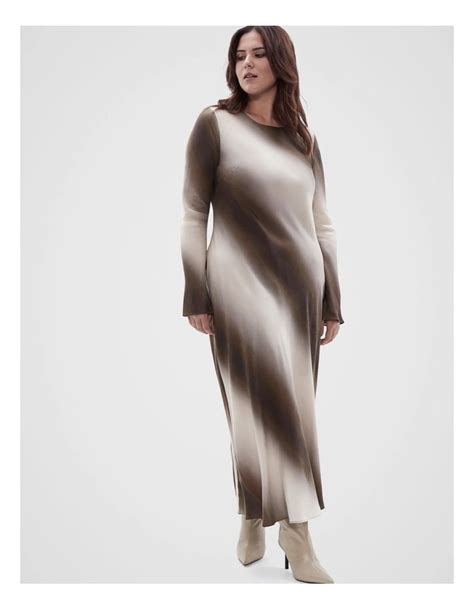 Unison Ombre Maxi Dress In Multi Myer