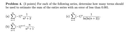 solved problem 4 3 ﻿points ﻿for each of the following