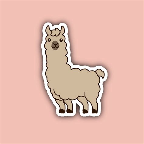 Llama Sticker Pack Llama Stickers Llama No Prob Llama No Drama Llama