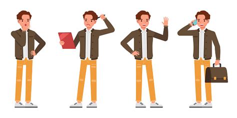 사업가 캐릭터 벡터 디자인 세트 다양한 행동으로 프리젠 테이션 사무실 계획 사고 및 경제 분석에서 일하는 사람들 아이콘 세트에