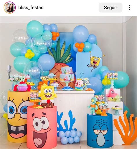 Pastel Spongebob Theme Birthday Party Artofit