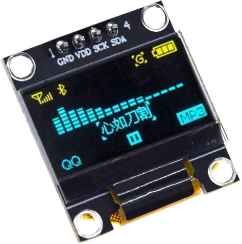 Zkaiai 096 Inch Oled Iic Serial White Oled Display Module 128x64 I2c Ssd1306 12864 Lcd Screen