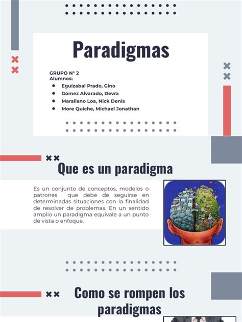Entendiendo Los Paradigmas Y Sus Efectos Pdf