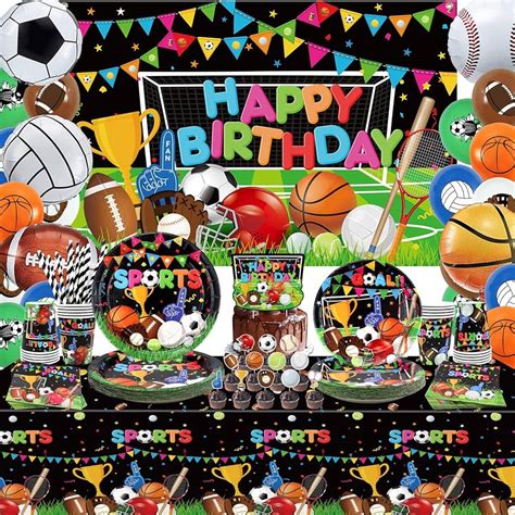 Sports Theme Birthday Party Supplies Water Break Football Birthday