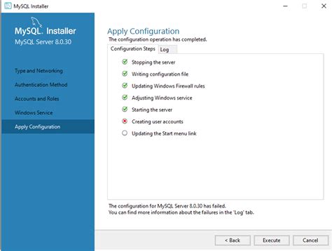 Error Starting Server Fases Finais Da Instala O Do Programa Sql