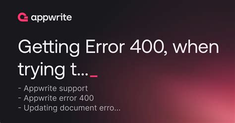 Getting Error 400 When Trying To Update Document If Enum Is Marked Required Threads Appwrite