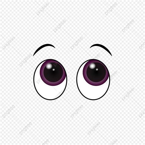 Marrón Dibujos Animados Ojos Ceja Expresión Vector Material Ojos
