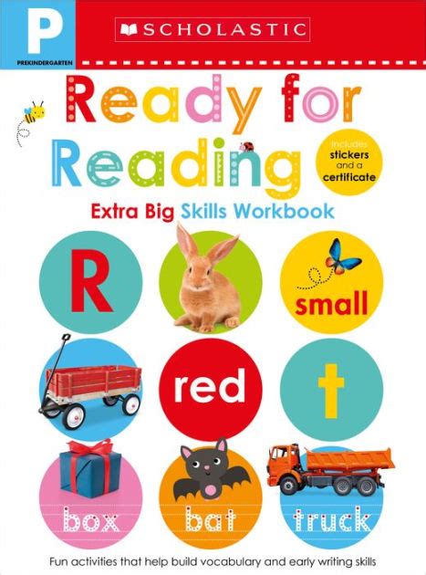 Pre K Ready For Reading Workbook Scholastic Early Learners Extra Big Skills Workbook By