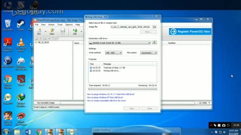 How To Make Create Bootable Usb Windows 7 64bit Using Poweriso Tutorial New Latest Youtube