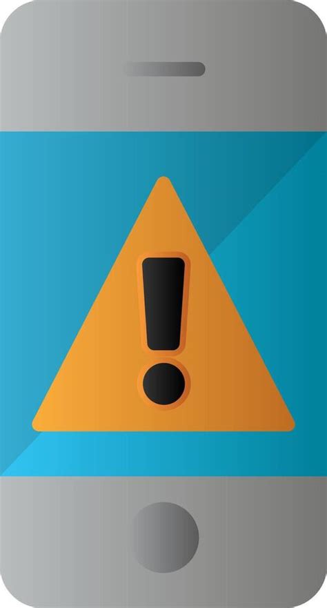Mobile Alert Vector Icon 38593566 Vector Art At Vecteezy