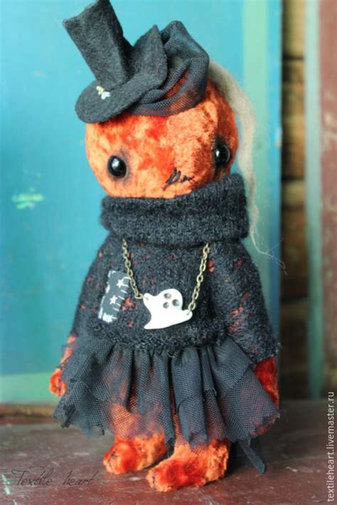 Купить Тыковка рыжий тыква тыквы тыковка тыквоголовки тедди игрушка ручной работы