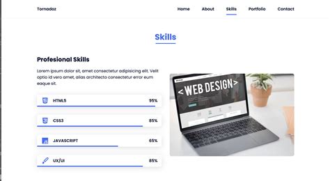 Weeb Market Dojn Personal Portfolio Responsive Template