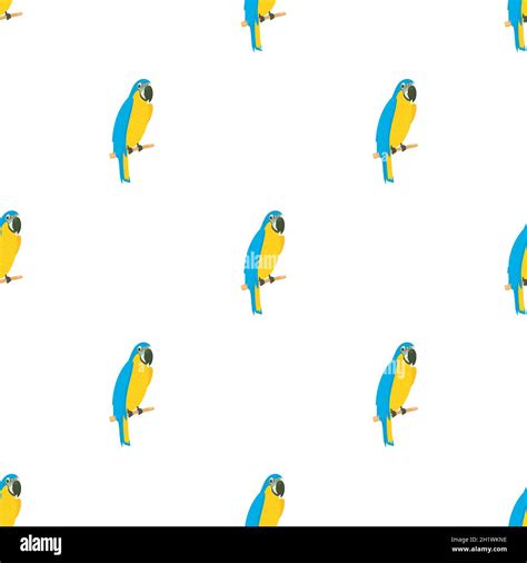 Parrot Pattern Seamless Background Texture Repeat Wallpaper Geometric Vector Stock Vector Image