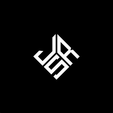 Jsr Letter Logo Design On Black Background Jsr Creative Initials