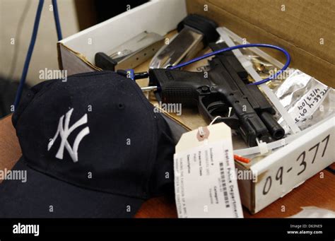 Evidence A Springfield Armory Semi Automatic Pistol That Police Say