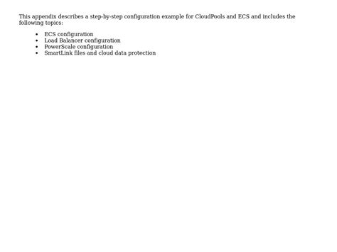 Configuration Example Introduction Powerscale Cloudpools And Ecs