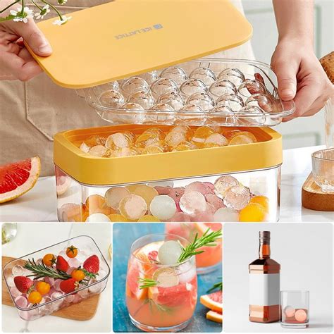 라운드 아이스 큐브 트레이 스토리지 박스 크리에이티브 퀵 릴리스 아이스 큐브 몰드 파티 주방 바 스퀘어 컨테이너 차가운 음료 세트 크리에이티브 퀵릴리스 아이스 큐브 몰드