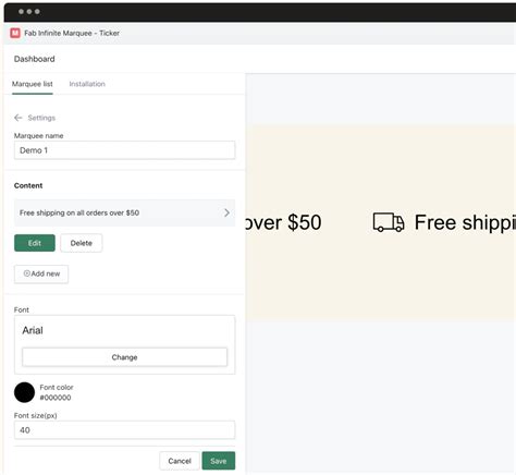 top 4 best marquee like content scrolling apps for shopify hura tips