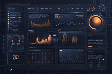 Toolkit Ui Ux Dashboard Infographic Template With Big Data Visualization Pie Charts Workflow