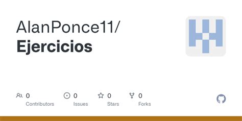Github Alanponce Ejercicios